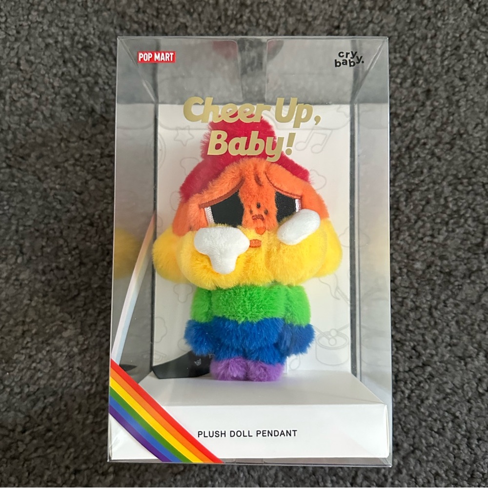 Pop Mart, Crybaby Cheer Up Baby! Plush Doll Pendant N… - Gem